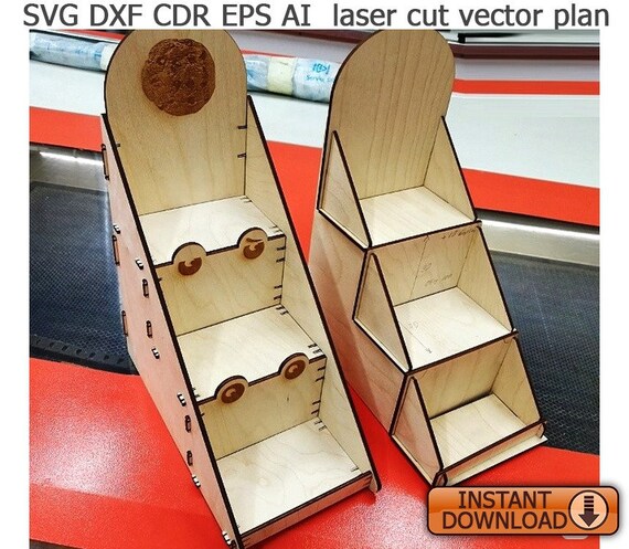 Shelves. Laser cut files SVG DXF CDR vector plans Glowforge | Etsy