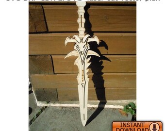 Laser Cut Sword File - Etsy