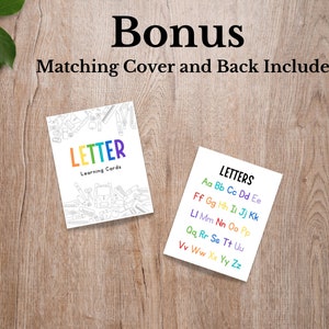 Alphabet Flash Cards, Homeschool Printables Morning Basket, Educational ...
