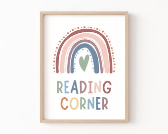 Reading Corner Banner Printable / Reading Corner Bunting / - Etsy Hong Kong