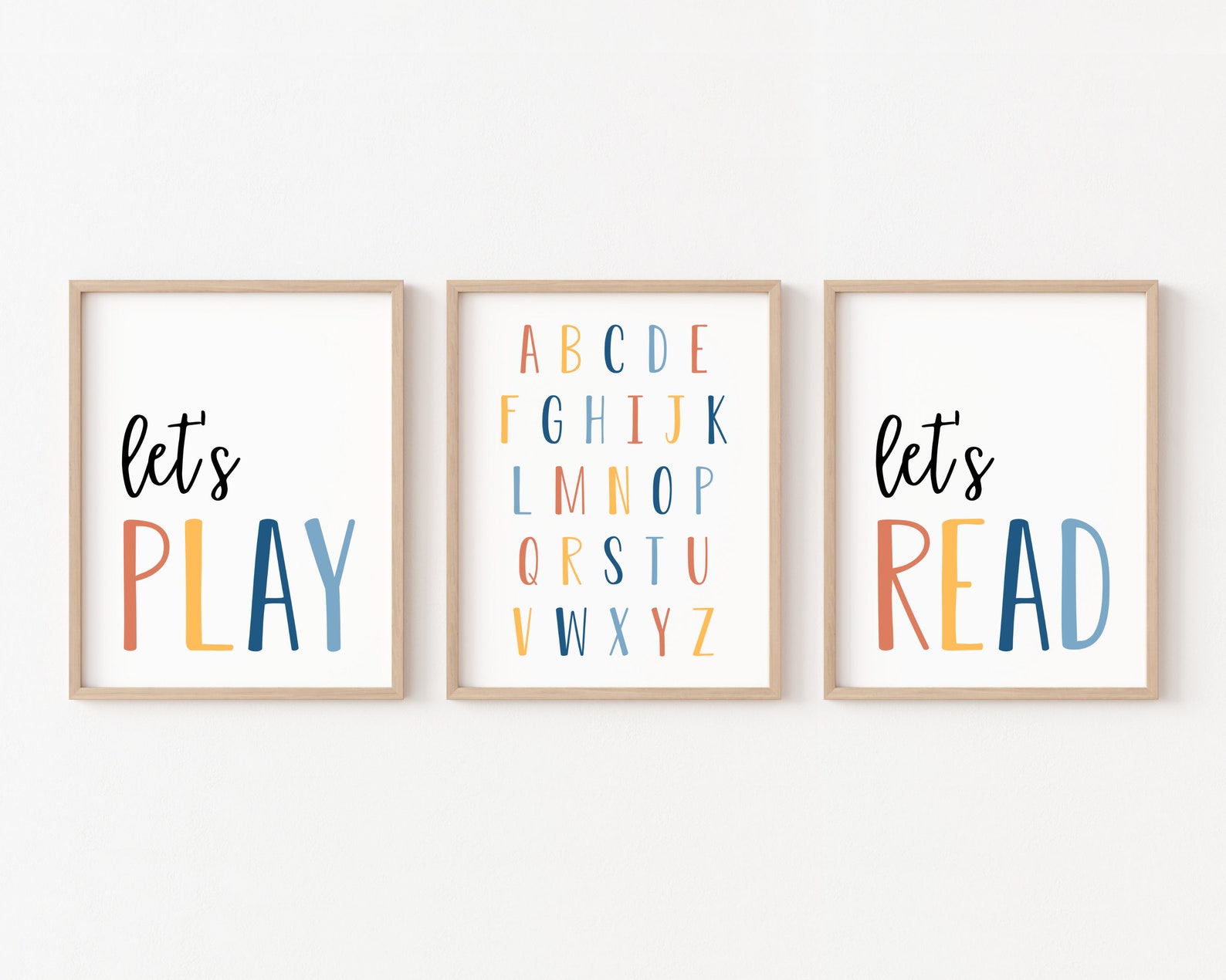 Lets Play Printable Set of 3 Classroom Posters Let's | Etsy