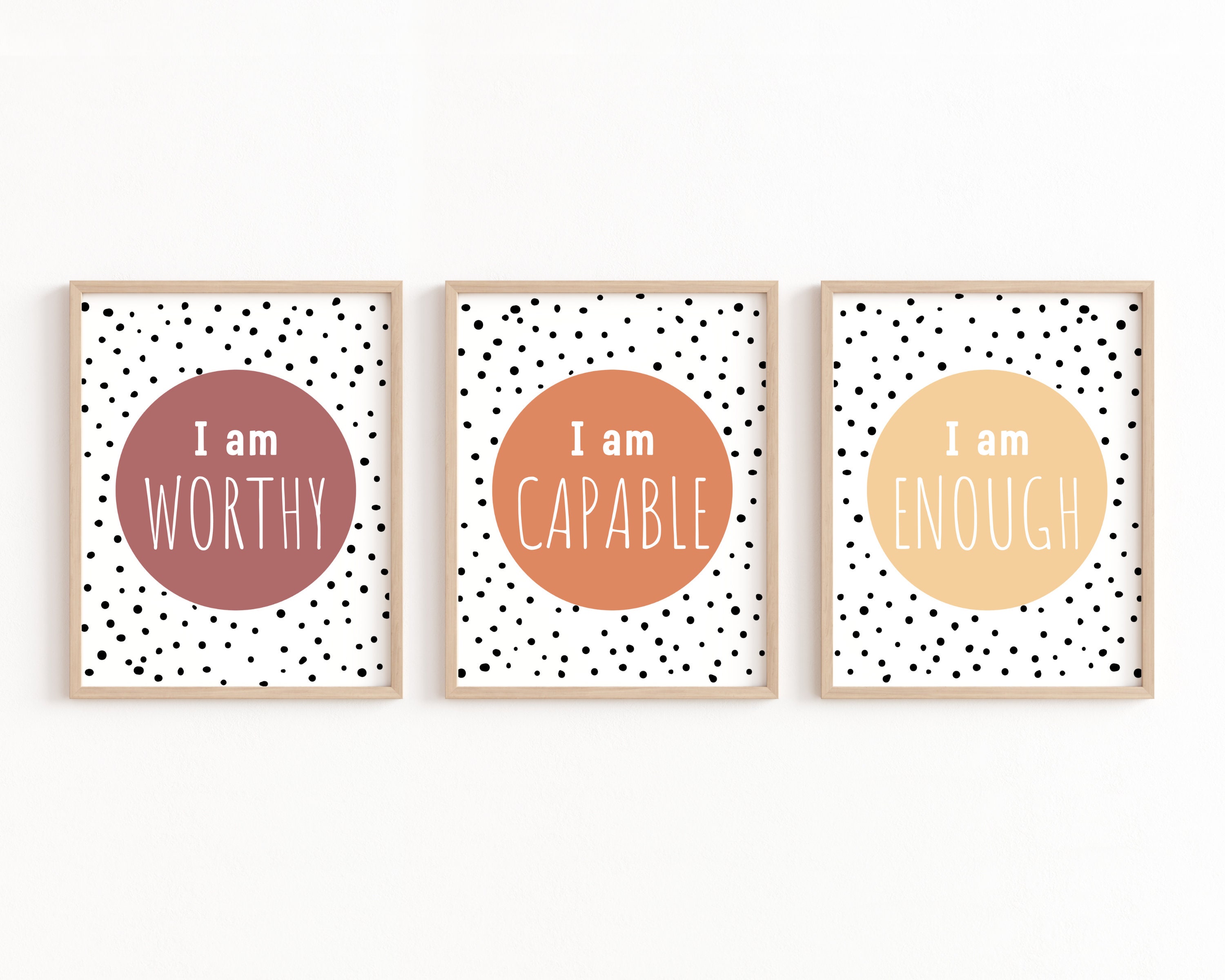 Kids Affirmation Wall Art Posters Boho Classroom Decor I Am - Etsy