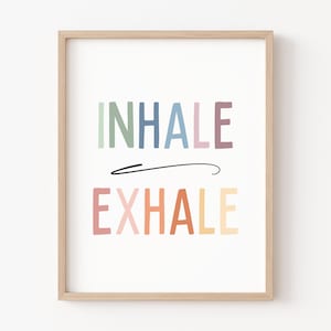 Inhale Exhale Printable Coping Skills Grounding Techniques Mental ...