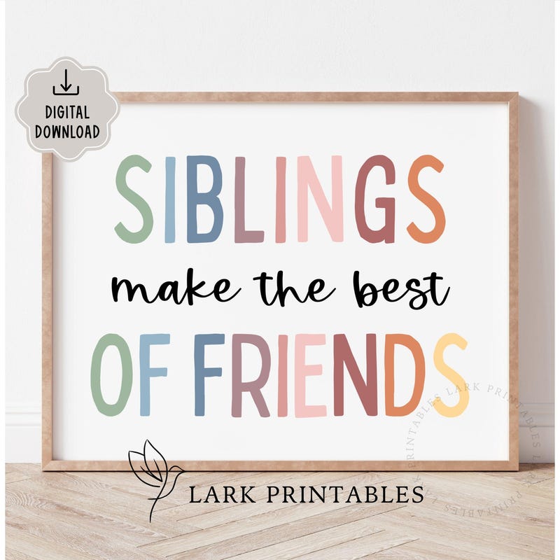 Brothers Make the Best Friends Sign - Etsy