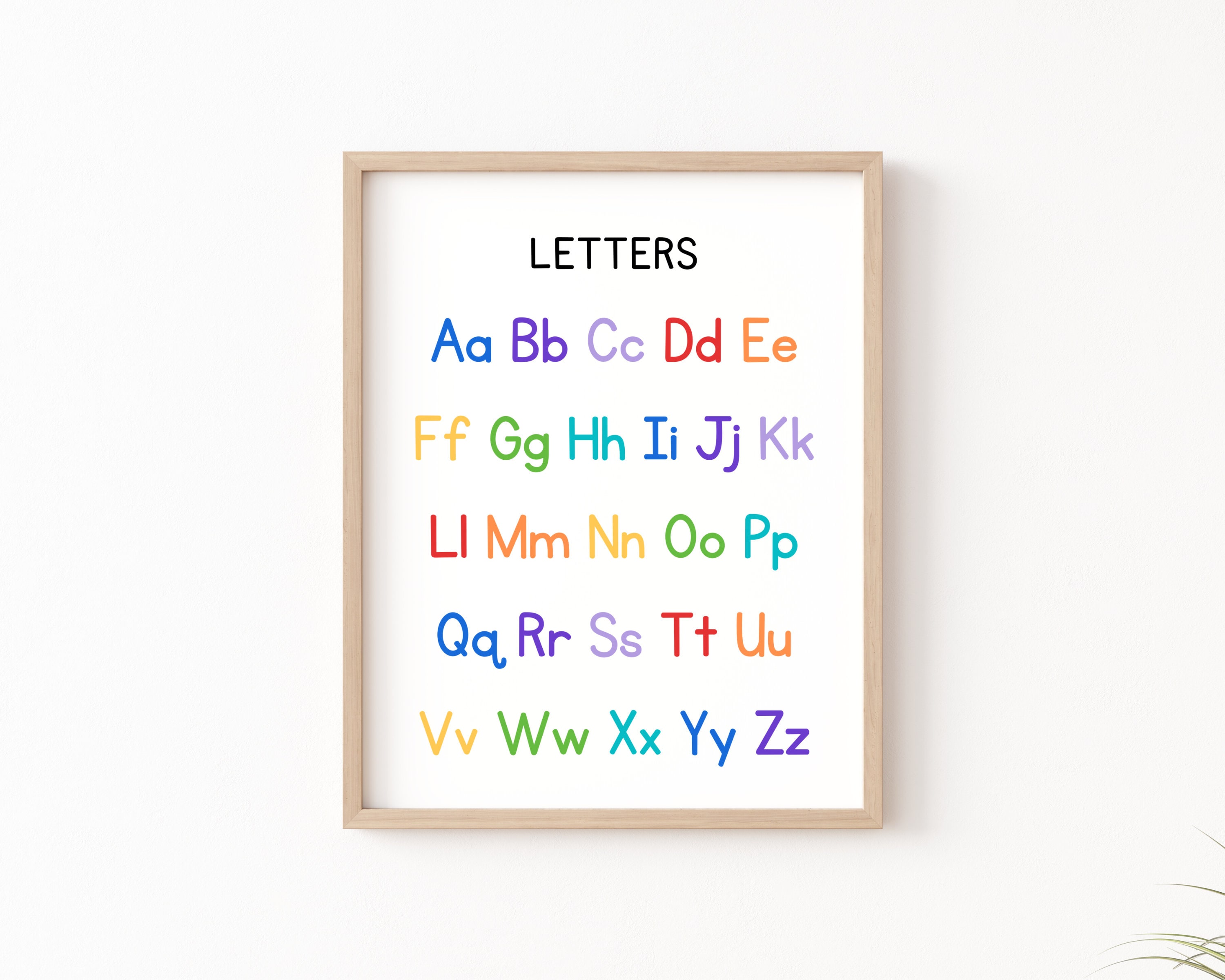 Set of 6 Educational Wall Art, Classroom Posters, Homeschool Printables ...