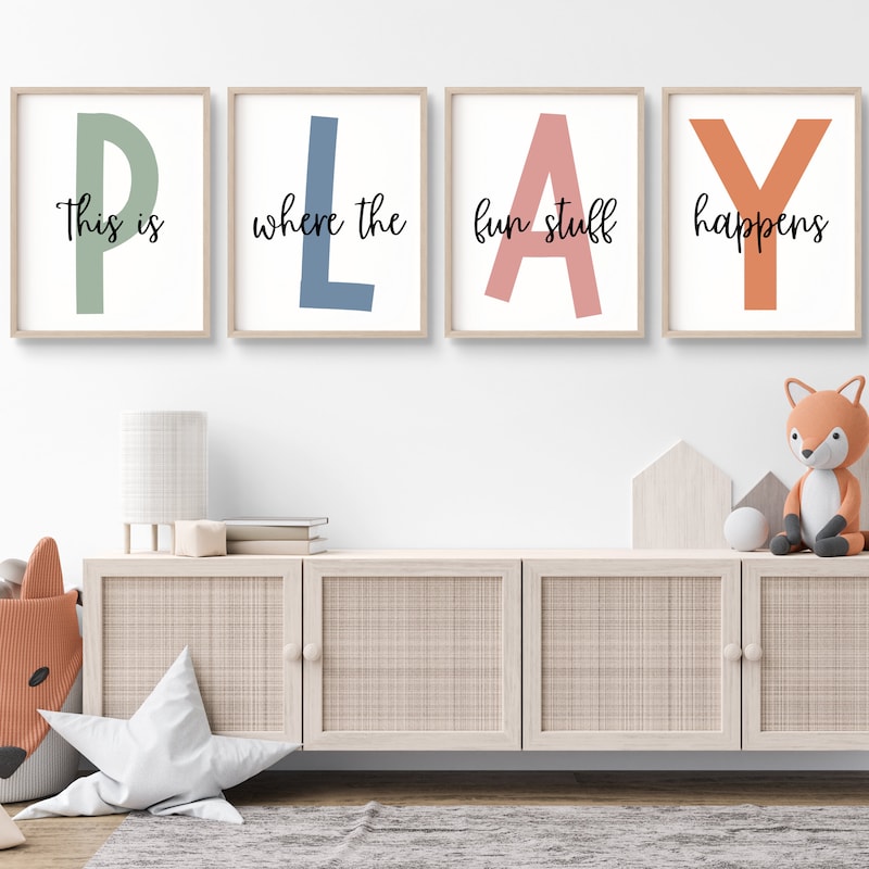 Play Sign for Playroom - Etsy