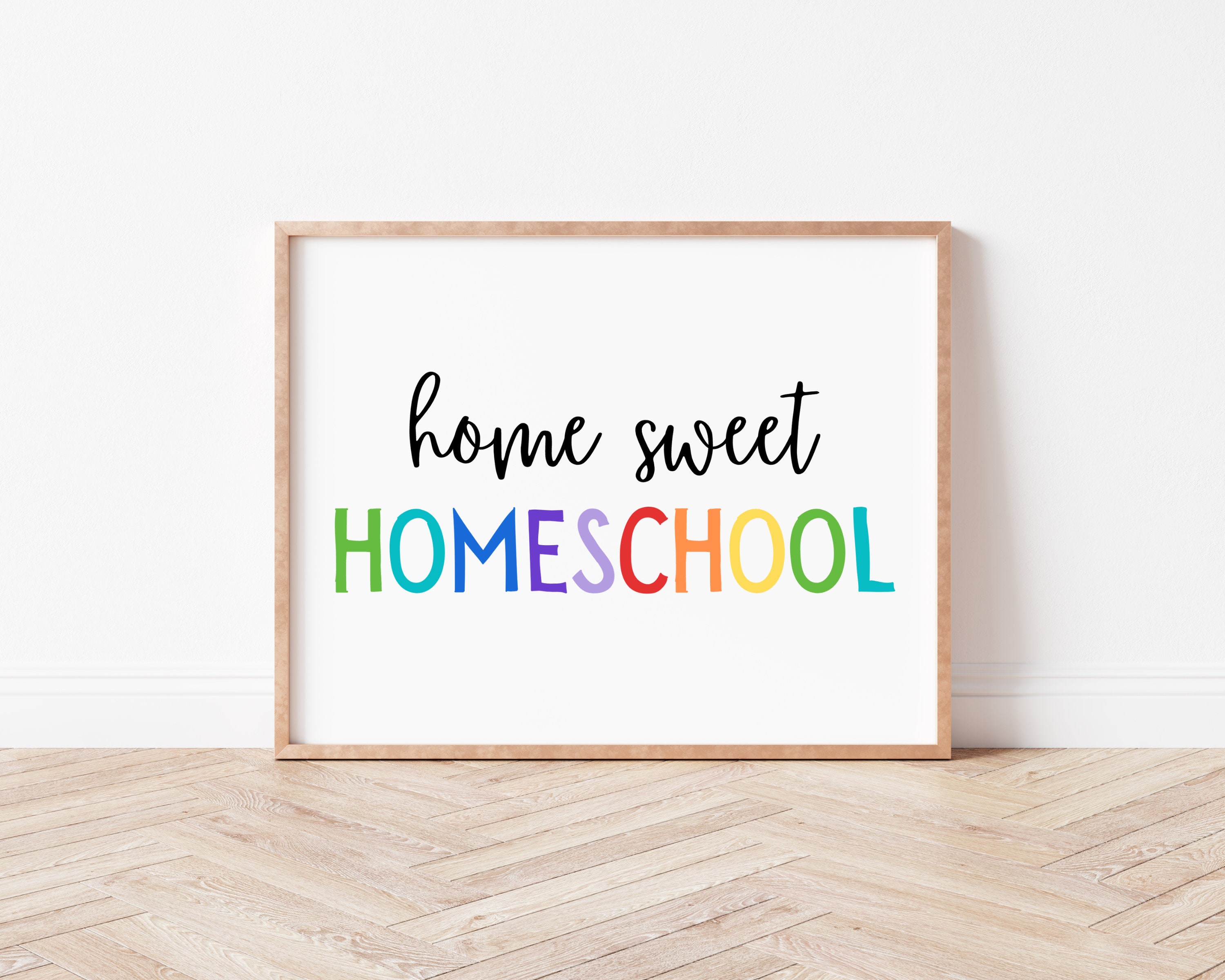 Home Sweet Homeschool Sign, Homeschool Decor, Homeschool Sign ...