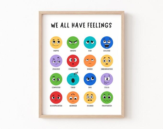 It is OK to Feel Your Feelings Printable-child Feelings Sun-kids ...