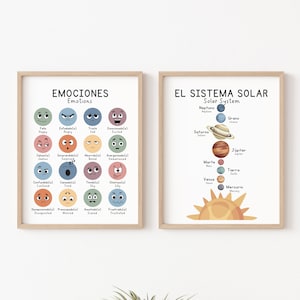 12 Bilingual Spanish Educational Posters, Learn Spanish, Spanish ...