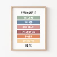 Safe Space Poster, Classroom Art Print, Art for the Classroom, Safety ...