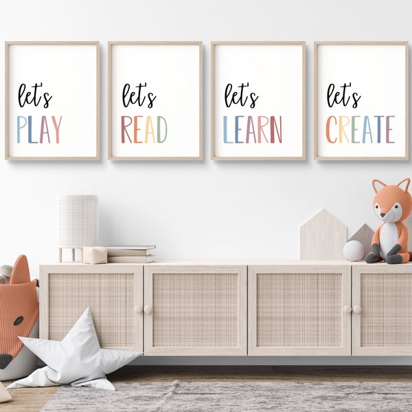 Playroom Wall Decor - Etsy