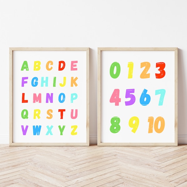 Abc Wall Decor - Etsy