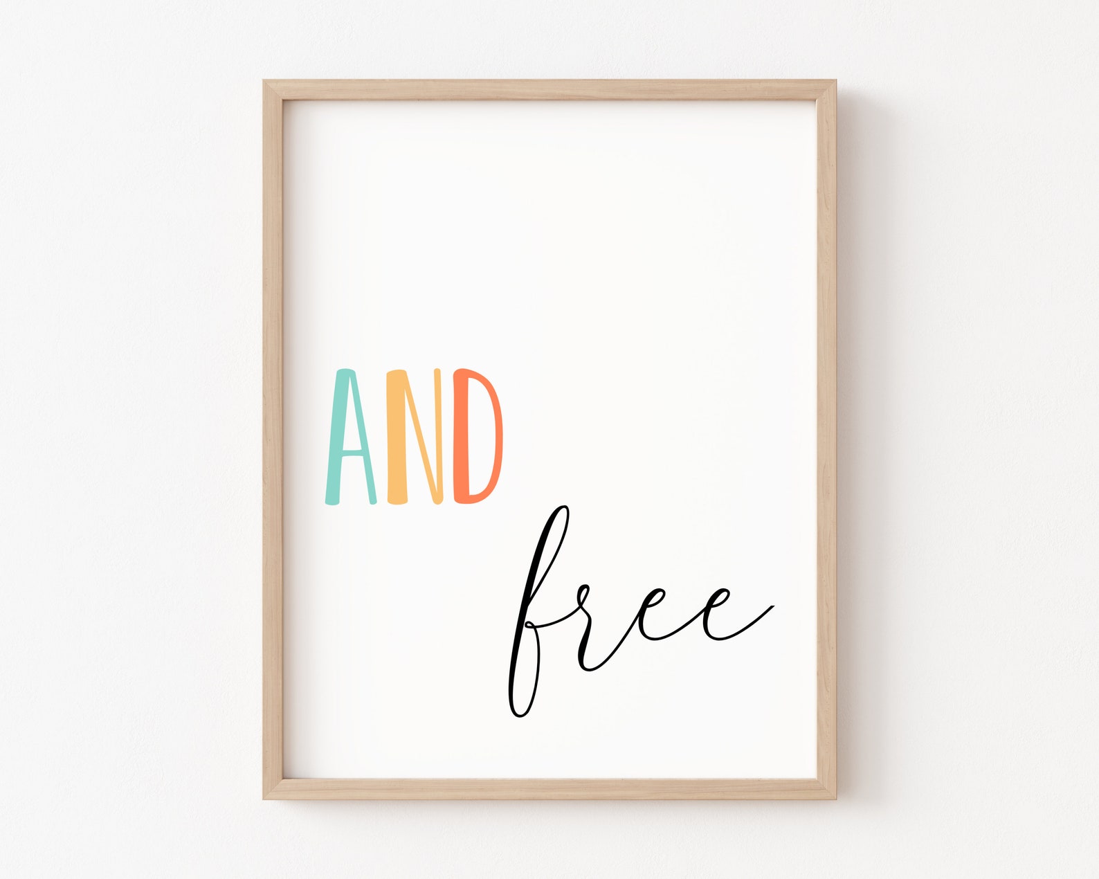 Go Be Wild And Free Printable Playroom Sign Wild And Free | Etsy