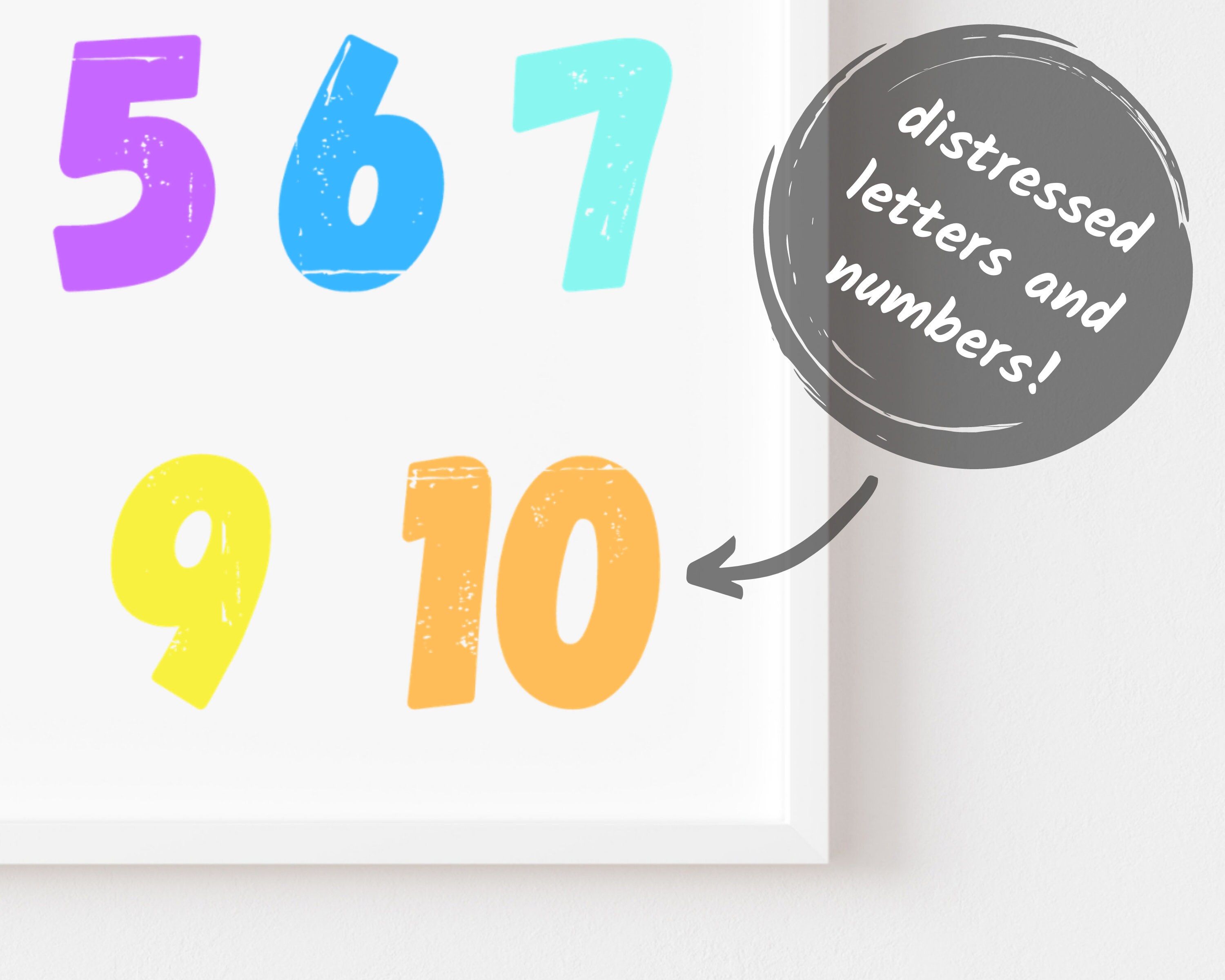 123 Print, Number Poster, Educational Print, Homeschool Decor, Playroom ...