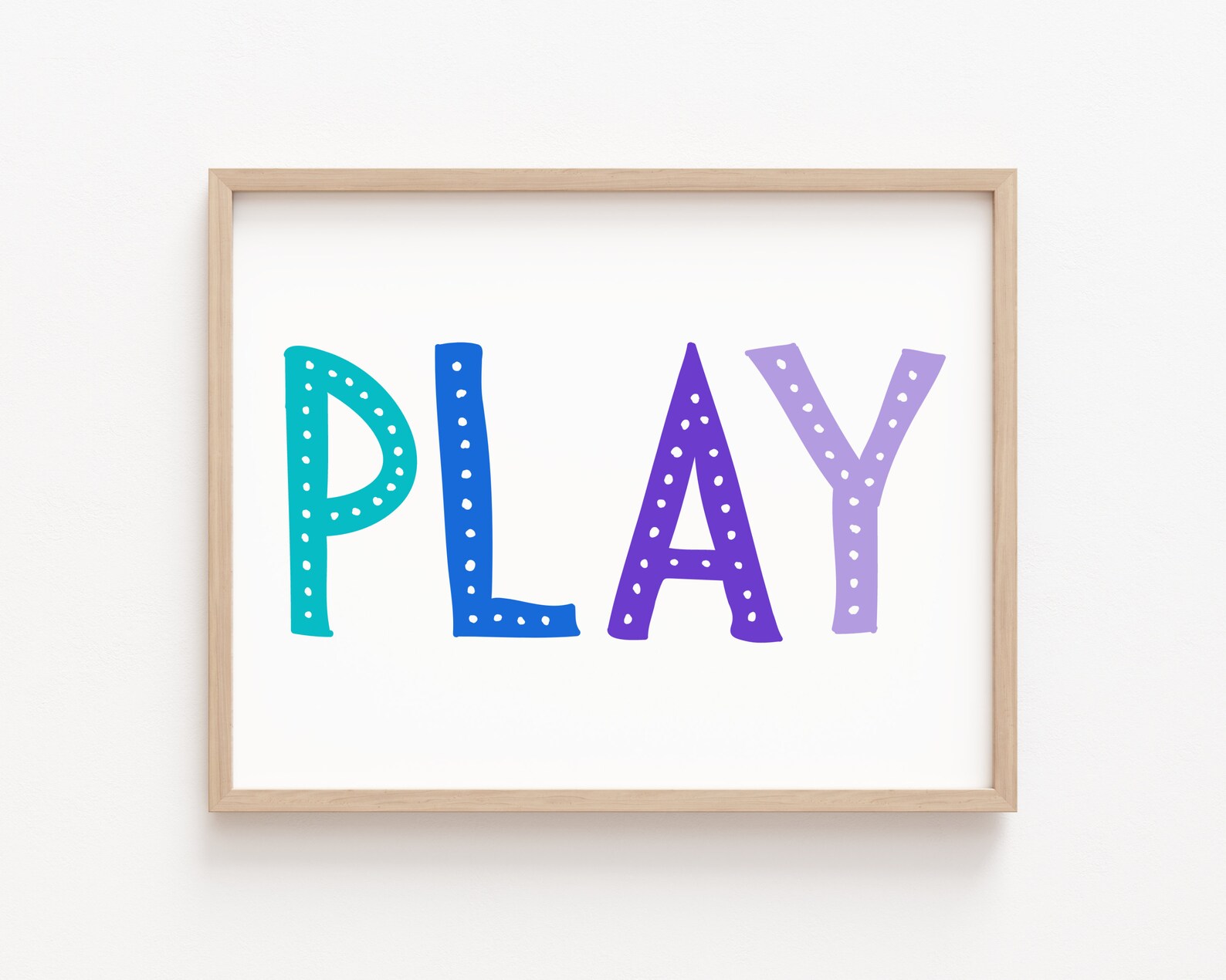 Set of 3 Playroom Prints, Playroom Sign Nursery Wall Art, Let's Play ...