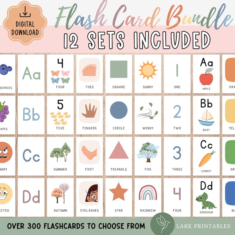 Educational Flash Cards - Etsy Australia