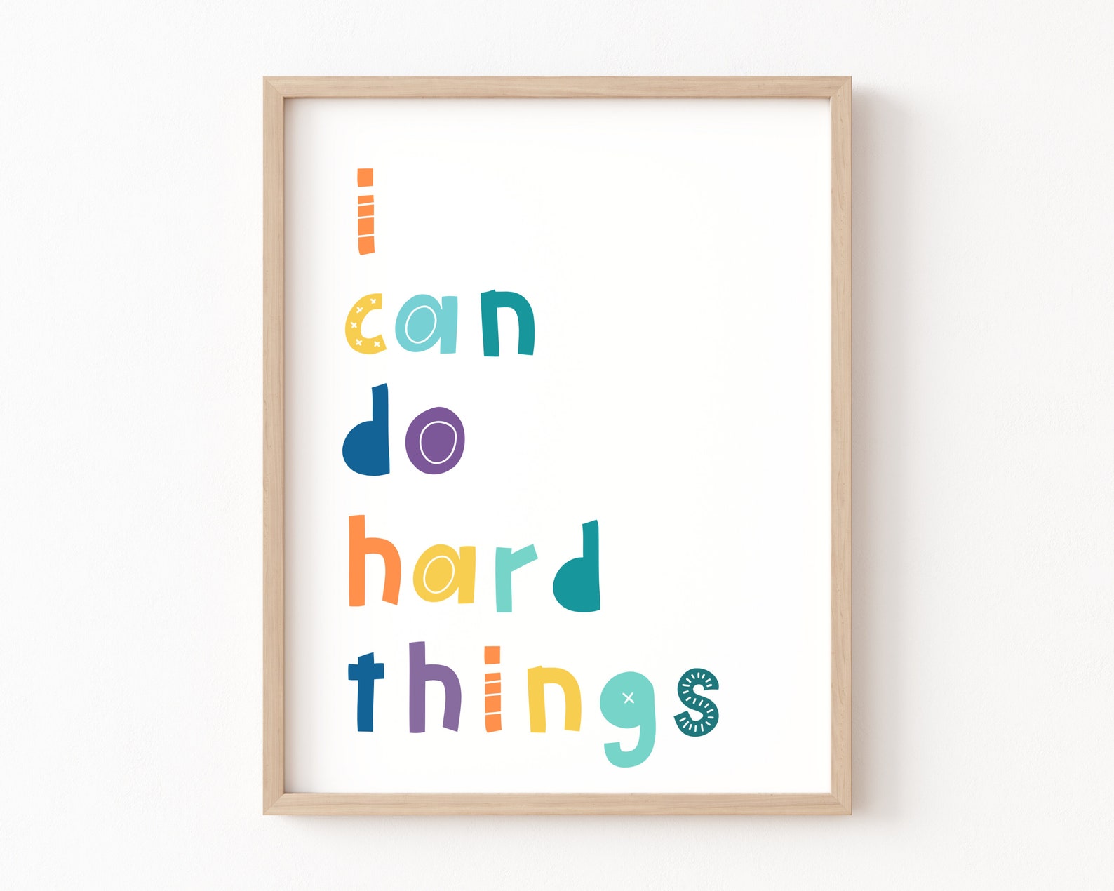 I Can Do Hard Things Affirmations for Kids Classroom - Etsy