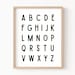 Black and White Alphabet Poster Neutral Playroom Set of 2 Prints ...