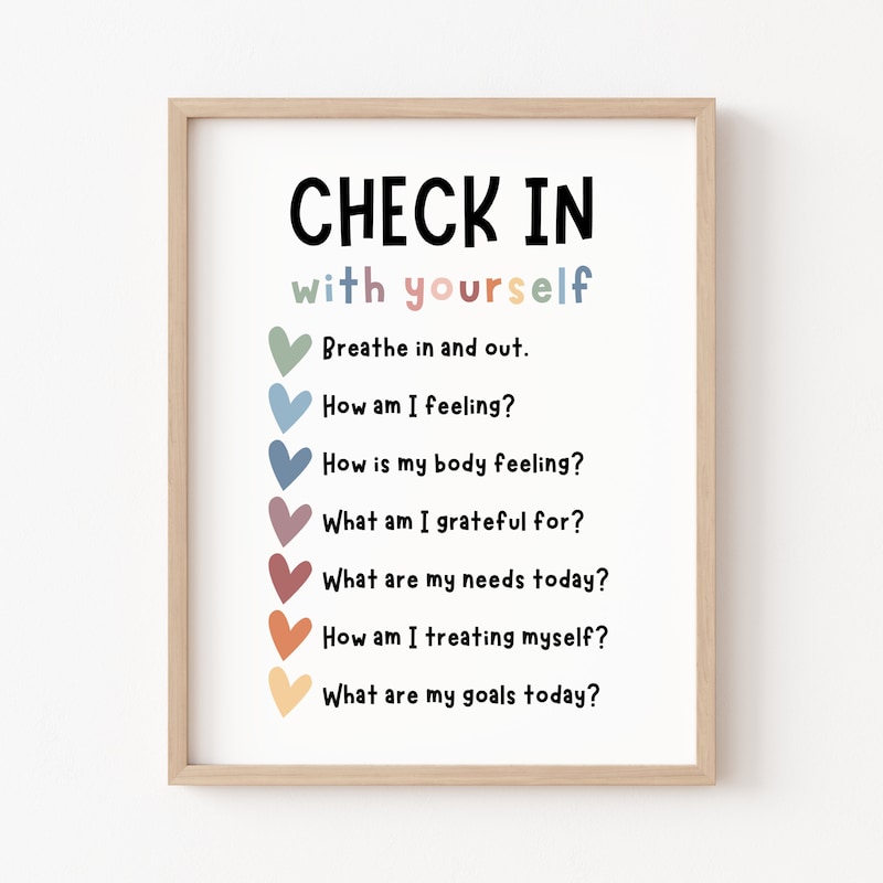Emotional Check in Wheel - Etsy Canada