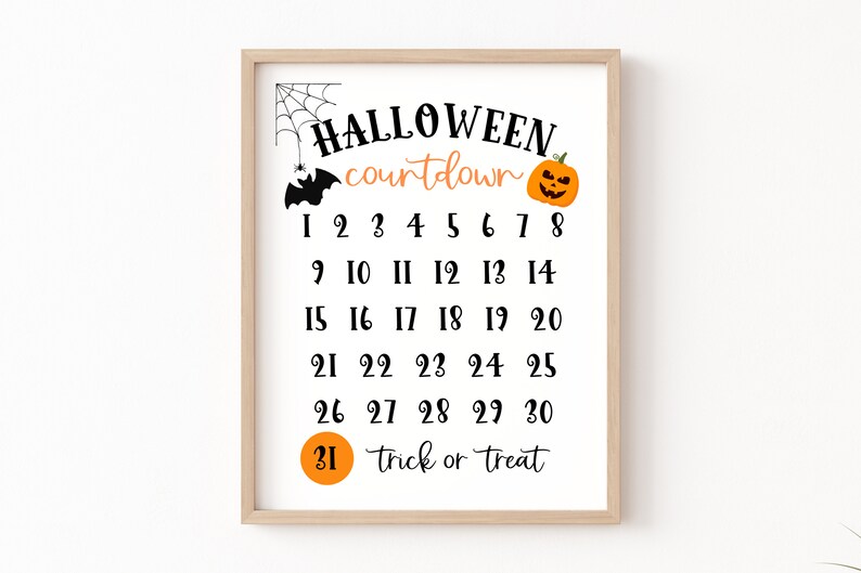 Halloween Countdown, Fall Decorations, Halloween Decor Classroom ...