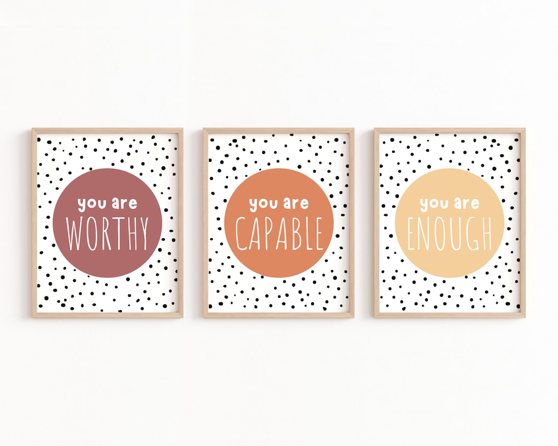 Positive Affirmations for Kids, Boho Classroom Decor, Classroom Posters ...