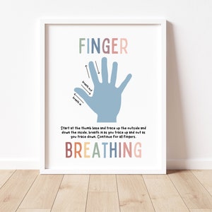 5 Finger Tracing Breathing Exercise, Calming Techniques, Hand Breathing ...