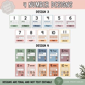 Alphabet Posters for Classroom, Number Posters, Classroom Decor Bundle ...