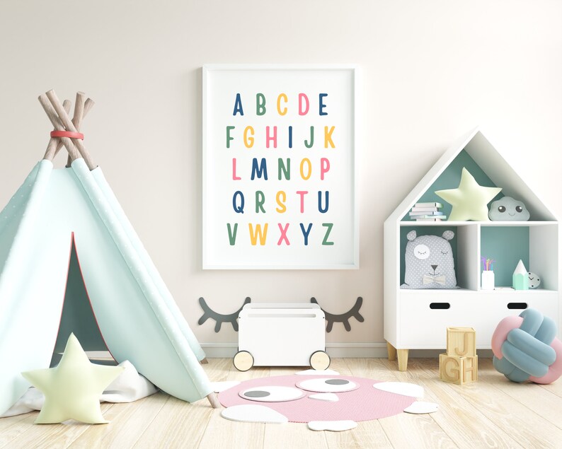 Alphabet Poster Classroom Posters Alphabet Printable - Etsy