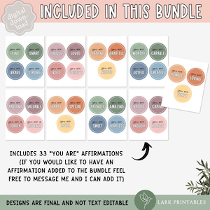 Boho Rainbow Student Affirmation Station Printables, Classroom Decor ...