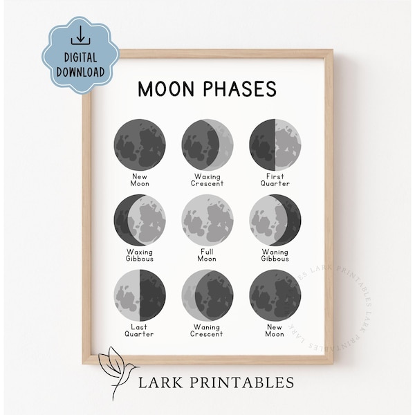 Moon Wall Art - Etsy