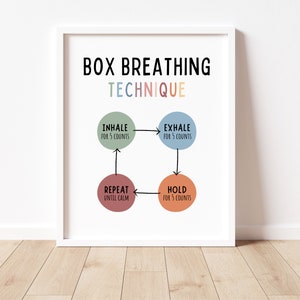 Box Breathing Technique, Calming Corner, Mindfulness Breathing ...