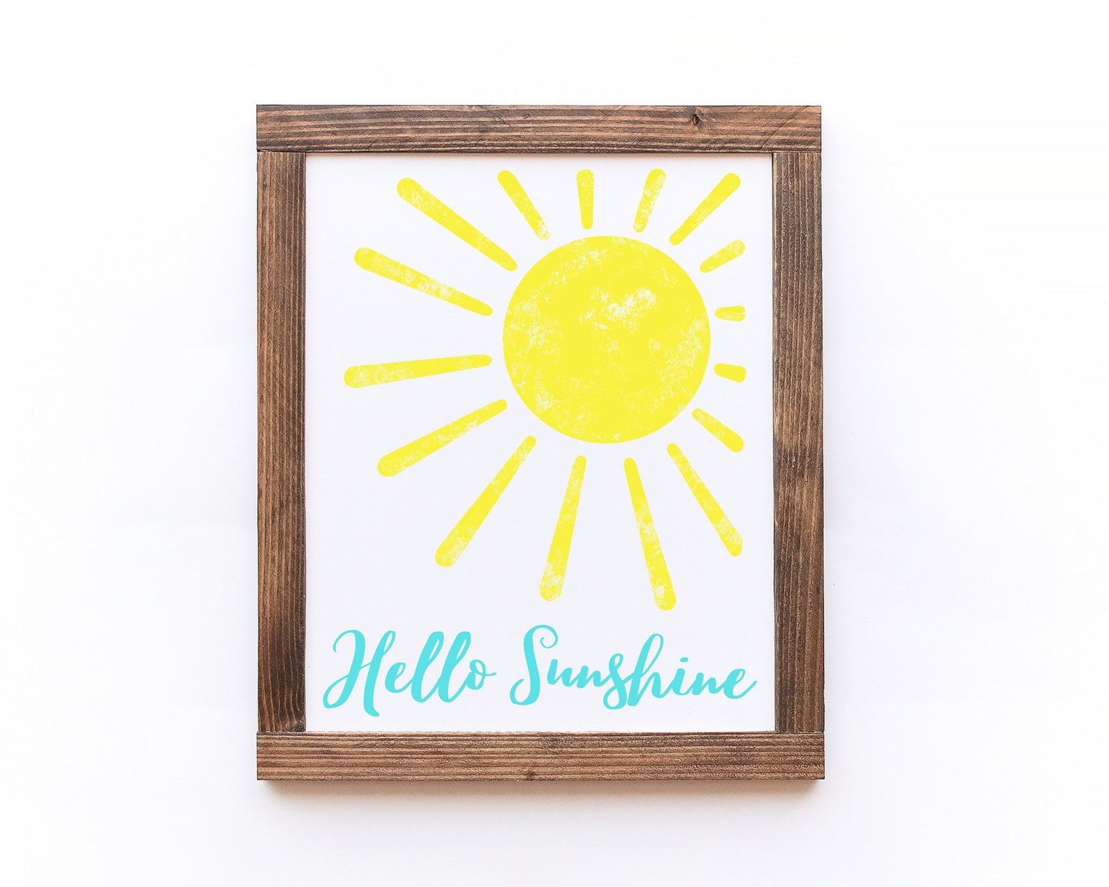 Hello Sunshine Print Summer Printable Poster Sun Print - Etsy