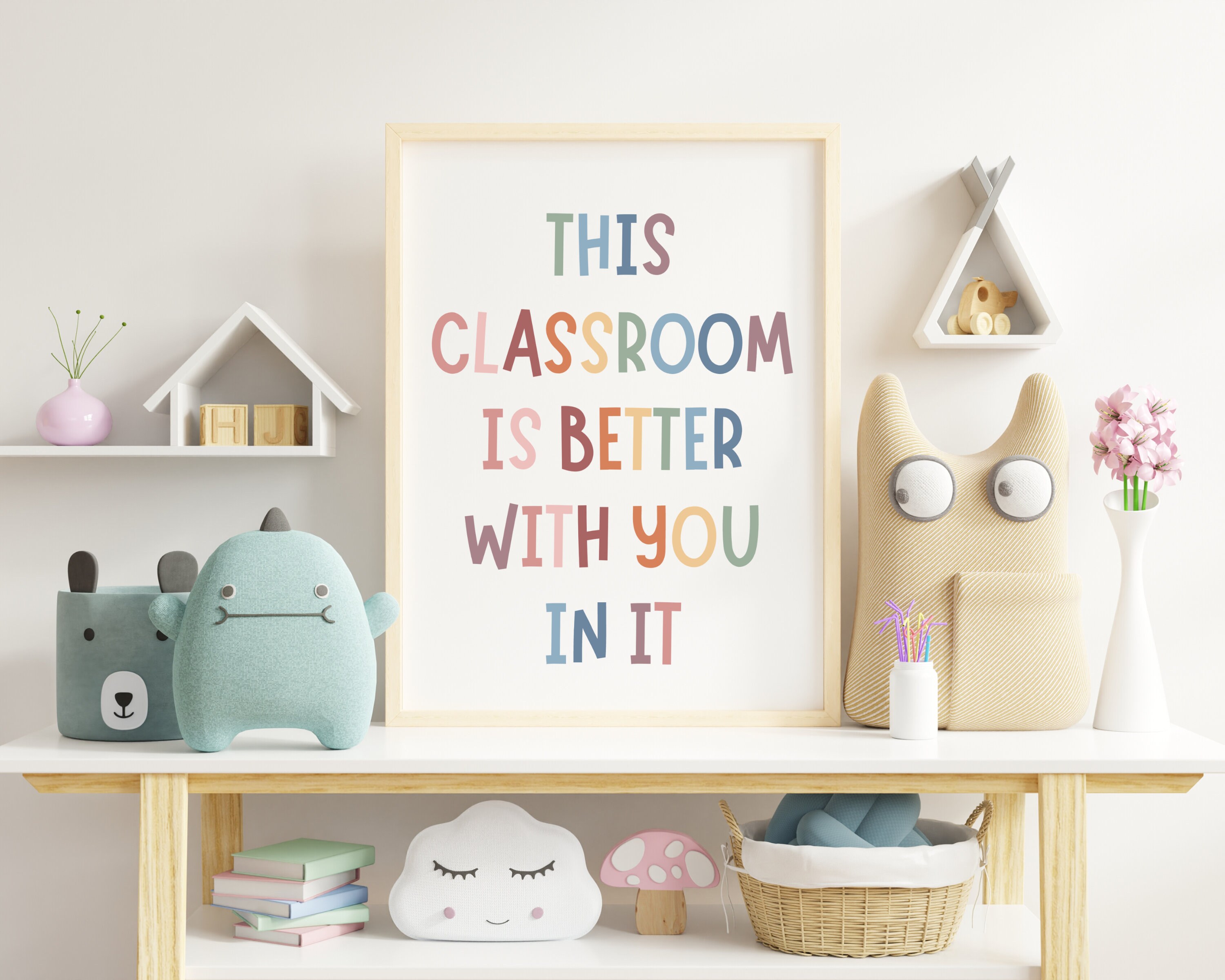 This Classroom is Better With You in It, Boho Classroom Decor ...
