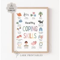 Breathing Poster, Box Breathing Chart, Emotions Grounding Technique ...