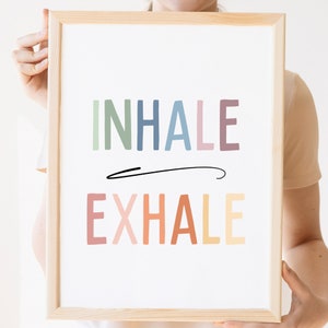 Inhale Exhale Printable Coping Skills Grounding Techniques Mental ...