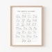 Print & Cursive Alphabet Desk Chart and Poster - Etsy