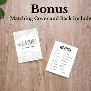 Weather Flashcards, Toddler Weather Activity, Homeschool Activities ...