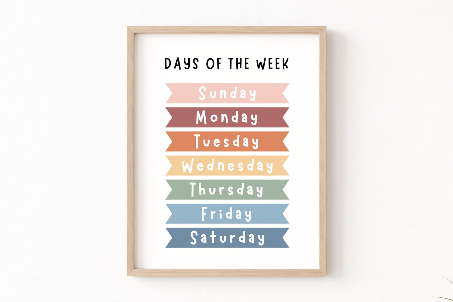 Educational Printable Set of 6 Classroom Sign Homeschool - Etsy