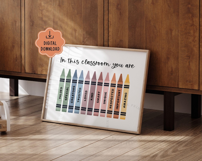 Classroom Posters, in This Classroom You Are Loved Printable, Classroom ...