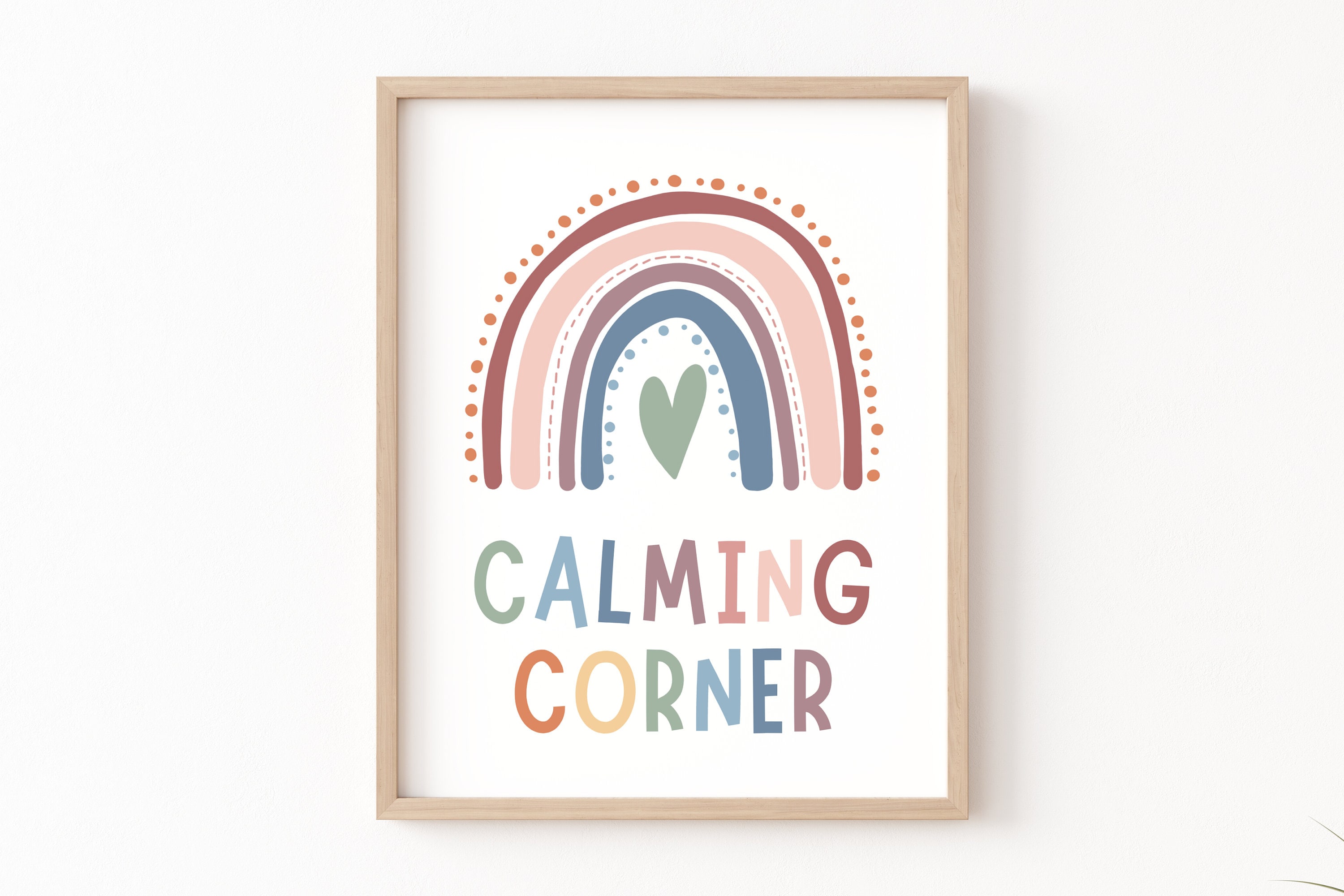 Calming Corner Poster Mental Health Classroom Decor Social Worker Sign ...