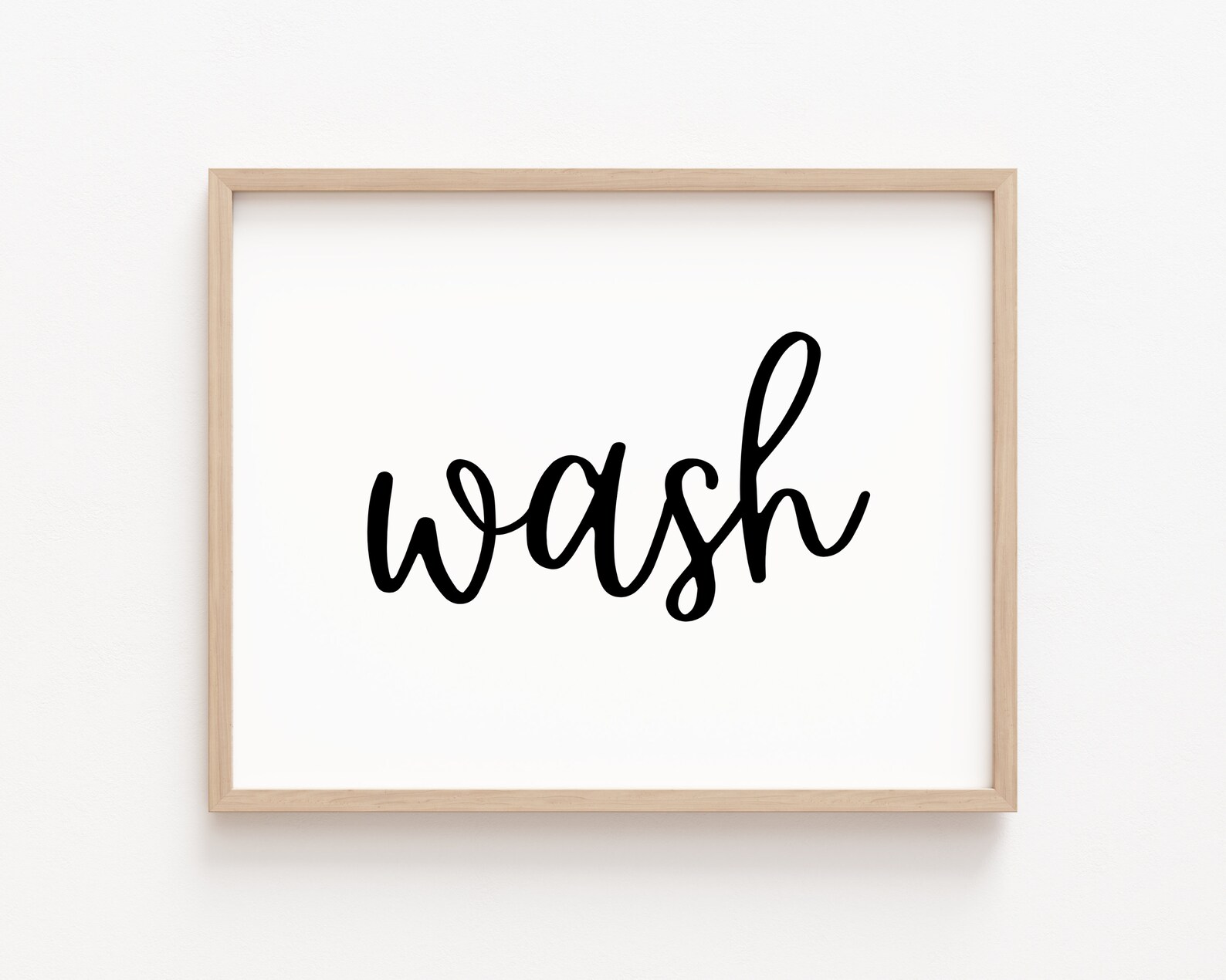 Wash Dry Fold Repeat Sign, Set of 4 Laundry Prints, Laundry Room Sign ...