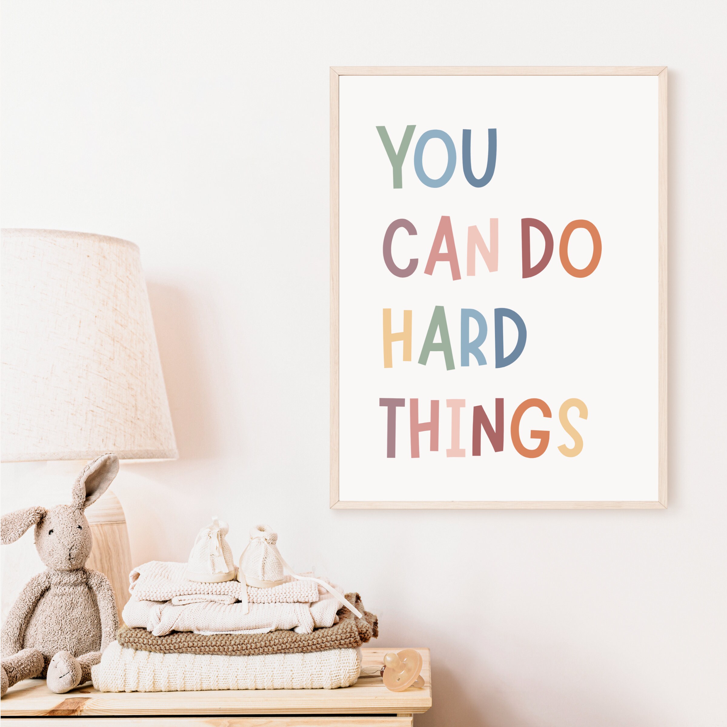 You Can Do Hard Things Poster Boho Classroom Decor Kids - Etsy