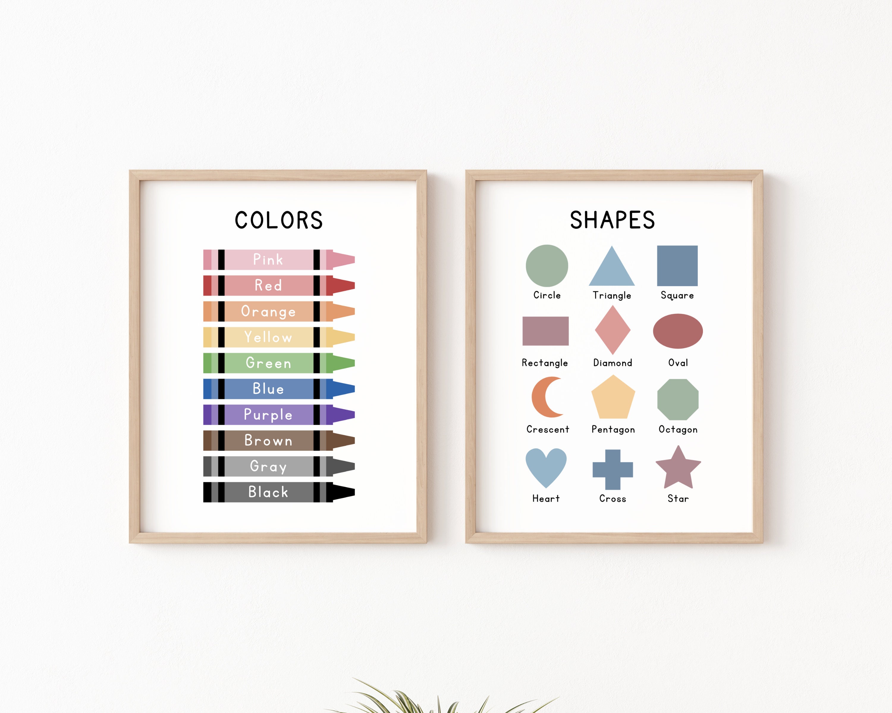 Boho Educational Poster, Montessori Playroom Wall Decor, Homeschool ...