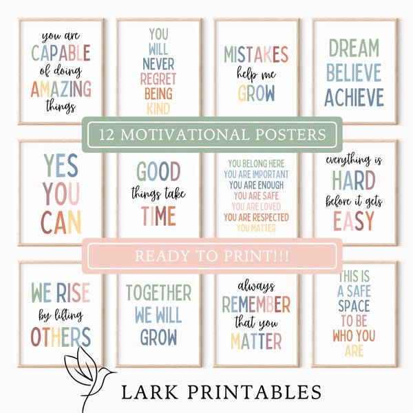 Motivation Wall Art - Etsy