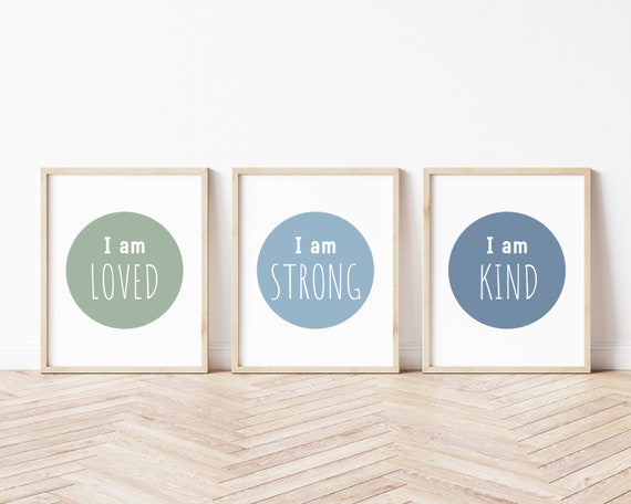 Growth Mindset Posters Classroom NIIORE Kids Affirmation Posters - Set ...