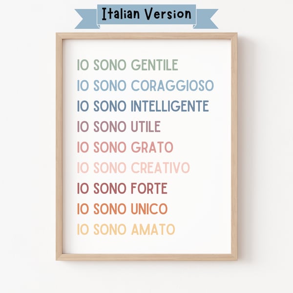 Italian Classroom - Etsy