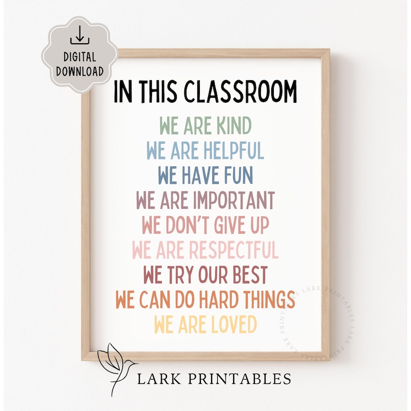 Classroom Rules - Etsy