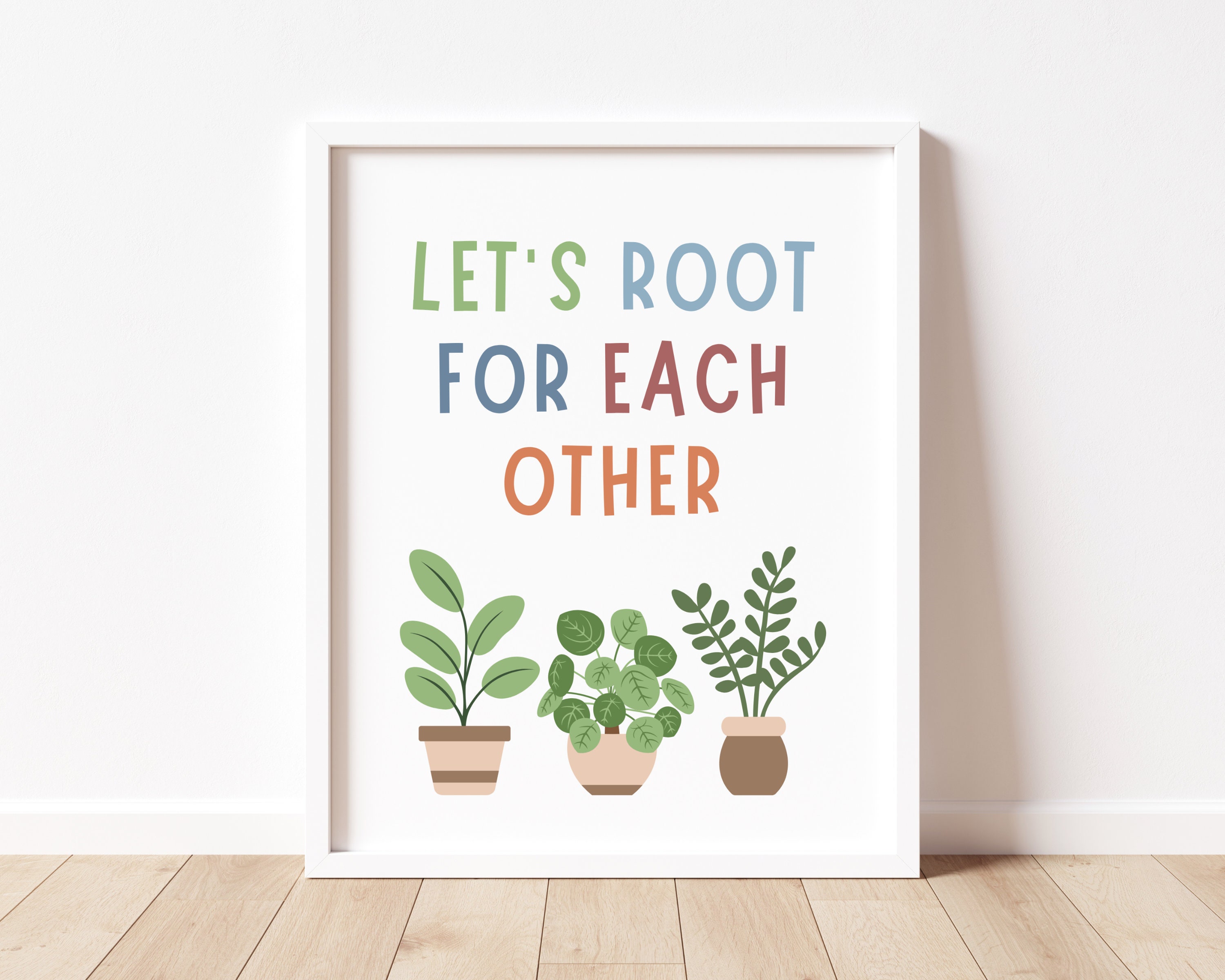 Let's Root for Each Other Sign Boho Classroom Decor - Etsy