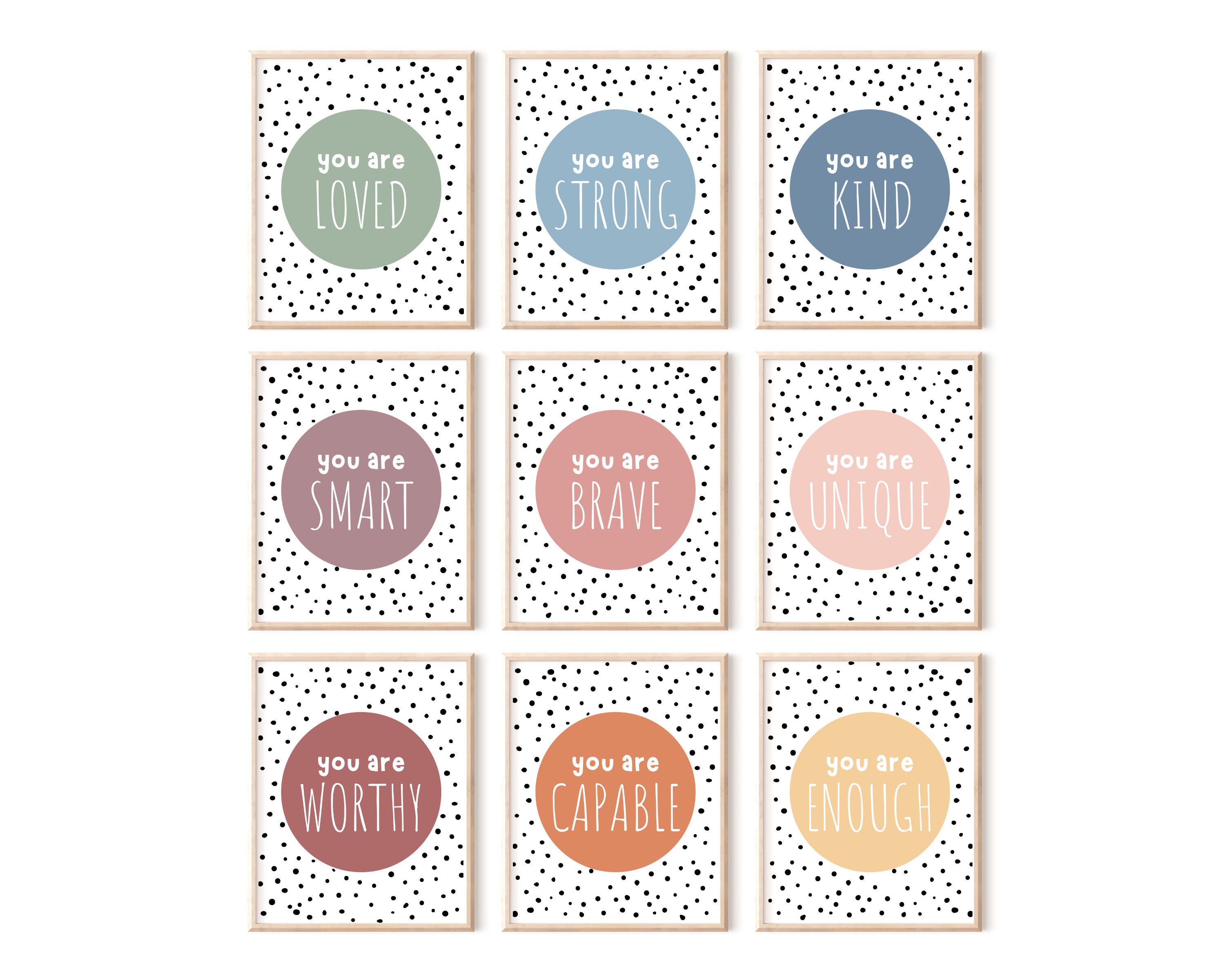 Positive Affirmations for Kids Boho Classroom Decor - Etsy