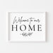 Welcome to Our Home Printable, Entry Way Wall Decor, Modern Farmhouse ...